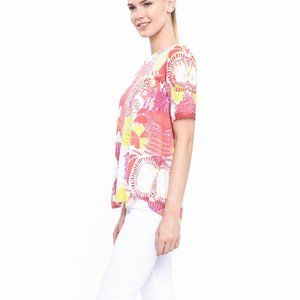 Atelier 5 | Tops | Aline Top In Carnival Of Colors Print | Poshmark